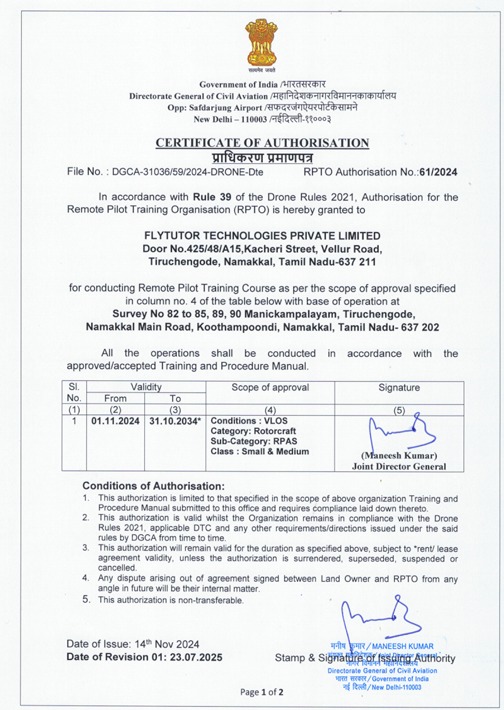 Flytutor - Drone Training Institute